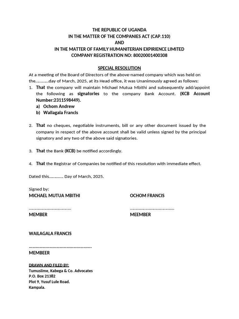 FHe Bank Resolution Ochon & Francis 3 | PDF