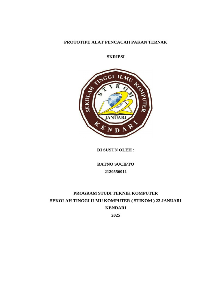 PROTOTIPE ALAT PENCACAH PAKAN TERNAK v2 | PDF
