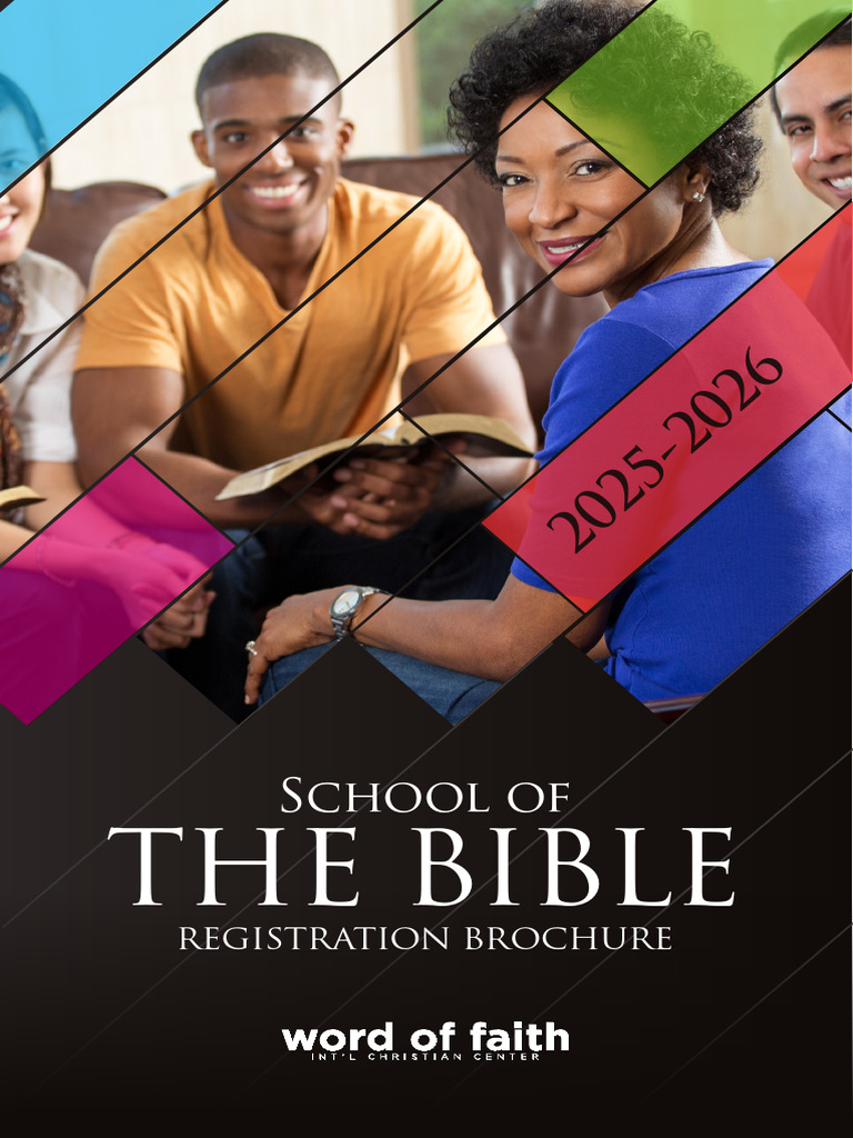 School of The Bible Brochure 2025-2026 | PDF | Jesus | Spiritual Gift