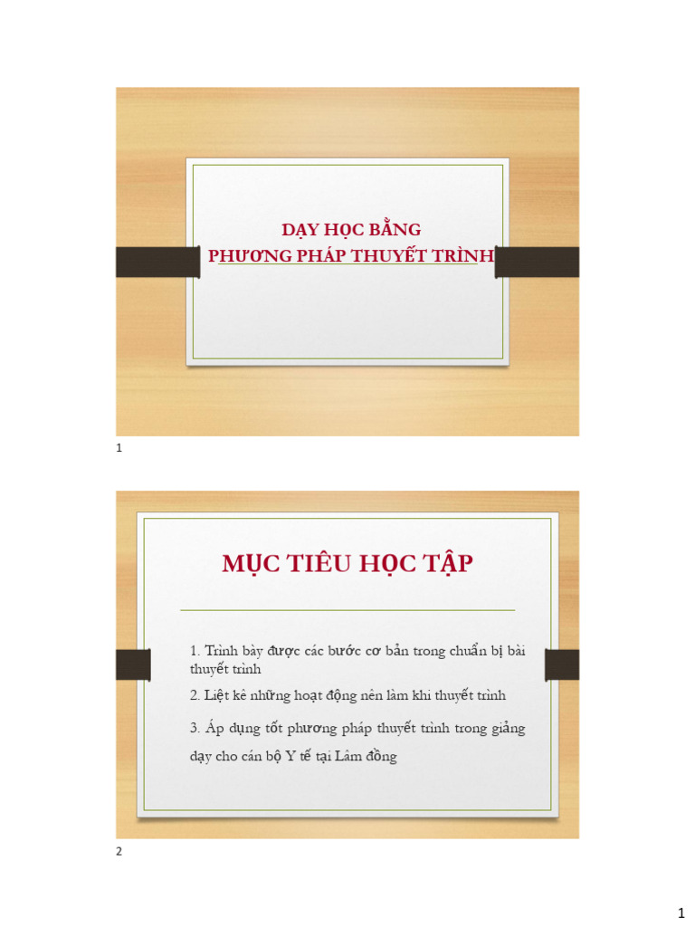 Bài 6. Day Hoc Bang PP Thuyet Trinh - 1 | PDF