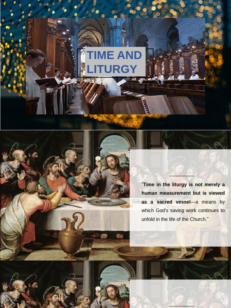 Lesson 2 Time and Liturgy | PDF | Mass (Liturgy) | Eucharist