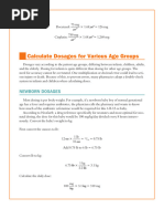 Clexane Dosage Calculation Table | PDF