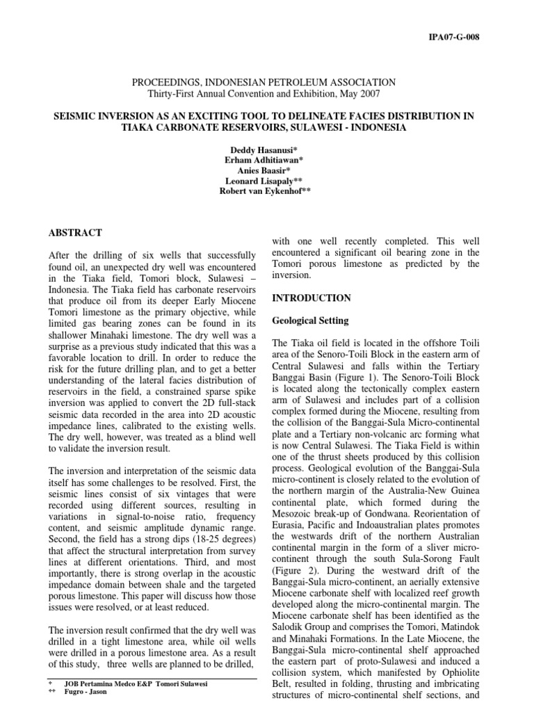 Seismic Inversion | PDF