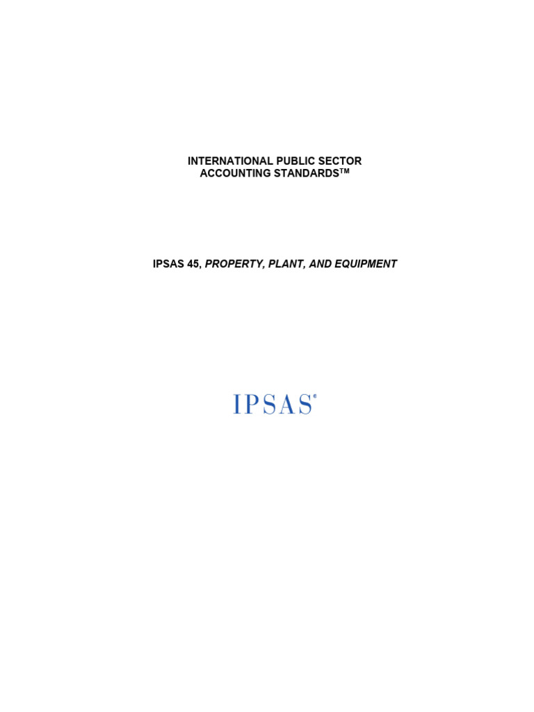 C04 IPSAS 45 Unlocked | PDF | Depreciation | Historical Cost