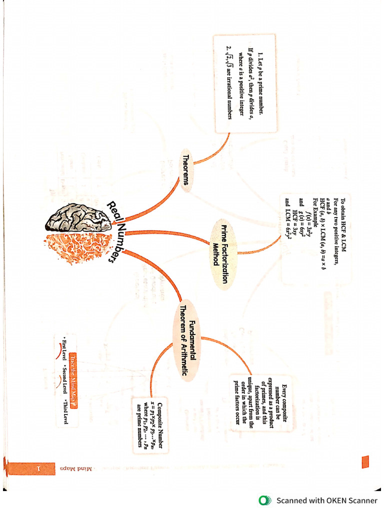 Class 10th Maths Mind Maps | PDF