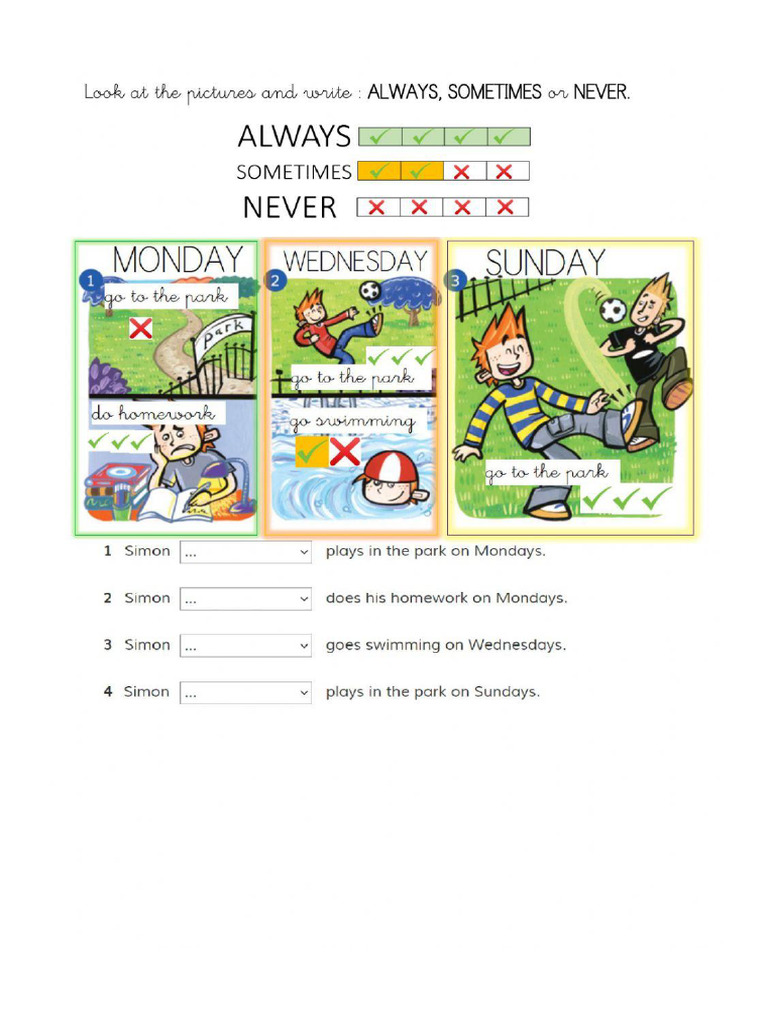 Always Sometimes Never | PDF