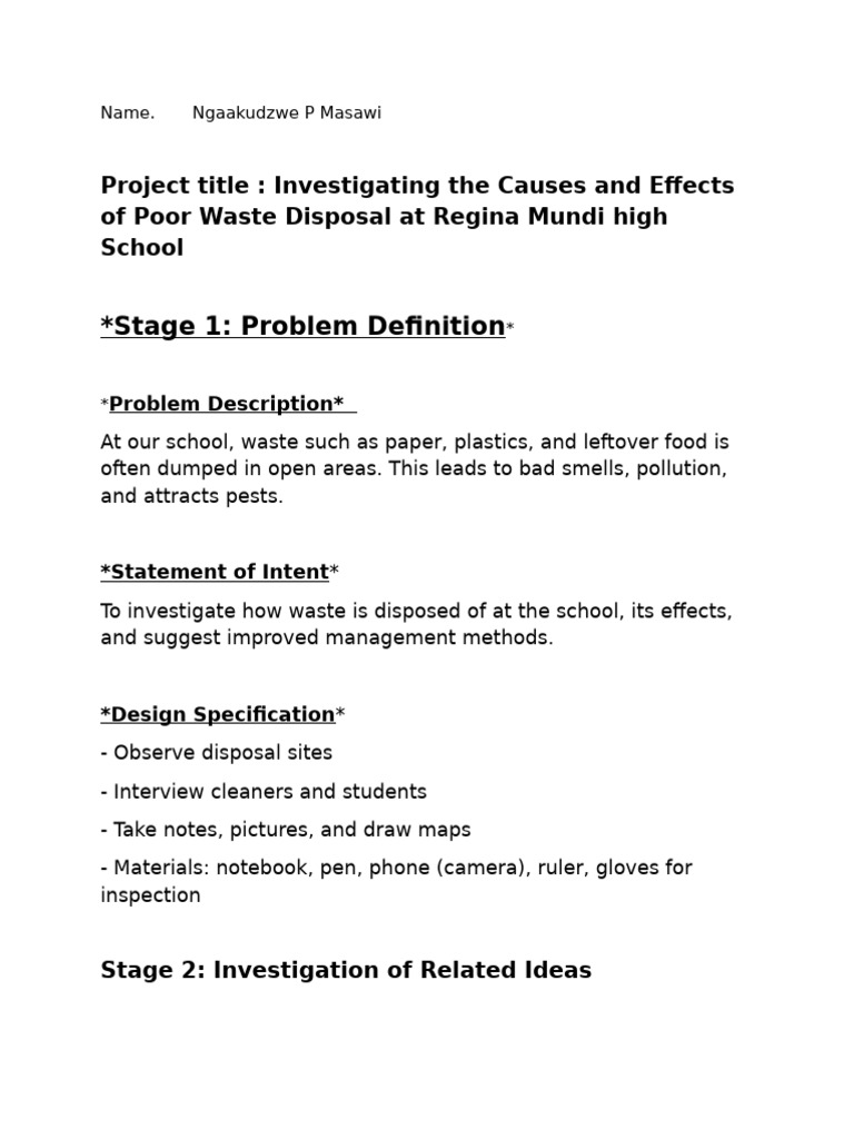 Waste Disposal Solutions for Schools | PDF | Waste | Waste Management