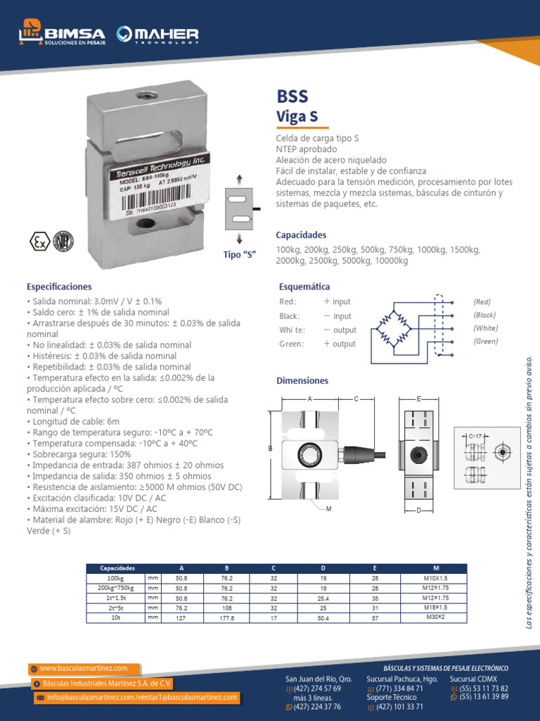 Data Sheet BSS Celda | PDF | Ciencias fisicas | Electromagnetismo