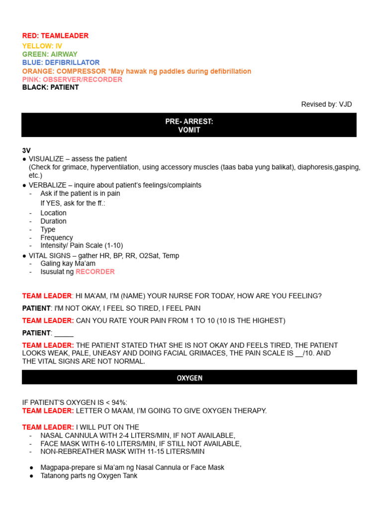 Acls A.Y. 24 25 Revised | PDF | Medical Specialties | Clinical Medicine
