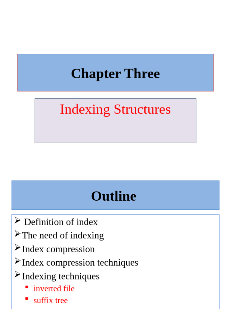 Indexing Structures and Techniques Explained | PDF | Search Engine ...