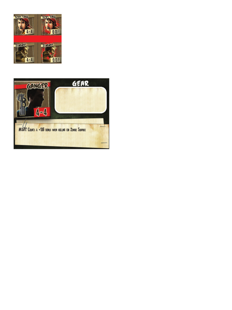 All Things Zombie Reloaded Errata | PDF