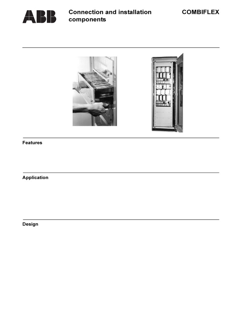 COMBIFLEX System Installation Guide | PDF | Electrical Connector ...