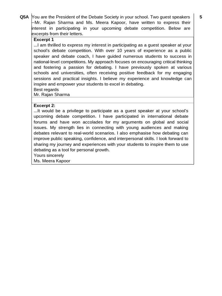 Analytical Paragraph Sample 2025-26 | PDF | Creativity | Public Speaking