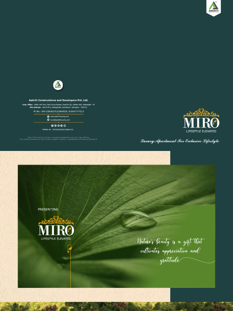Aakriti Miro Brochure | PDF