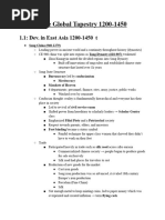 AP World History - Unit 1 Study Guide | PDF | China | World Politics