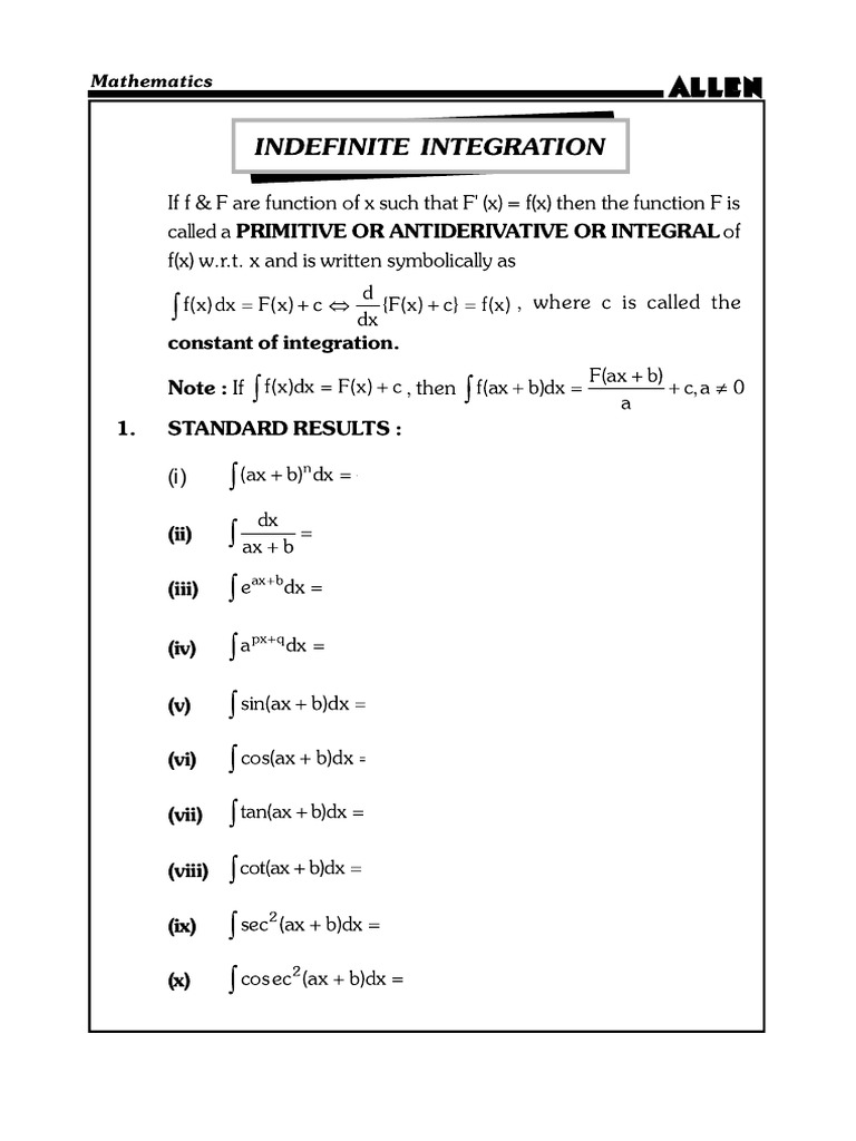 INDEFINITE-INTEGRALS-d47bc287-63e2-46de-8725-b3918bfb54e1 (1) | PDF ...