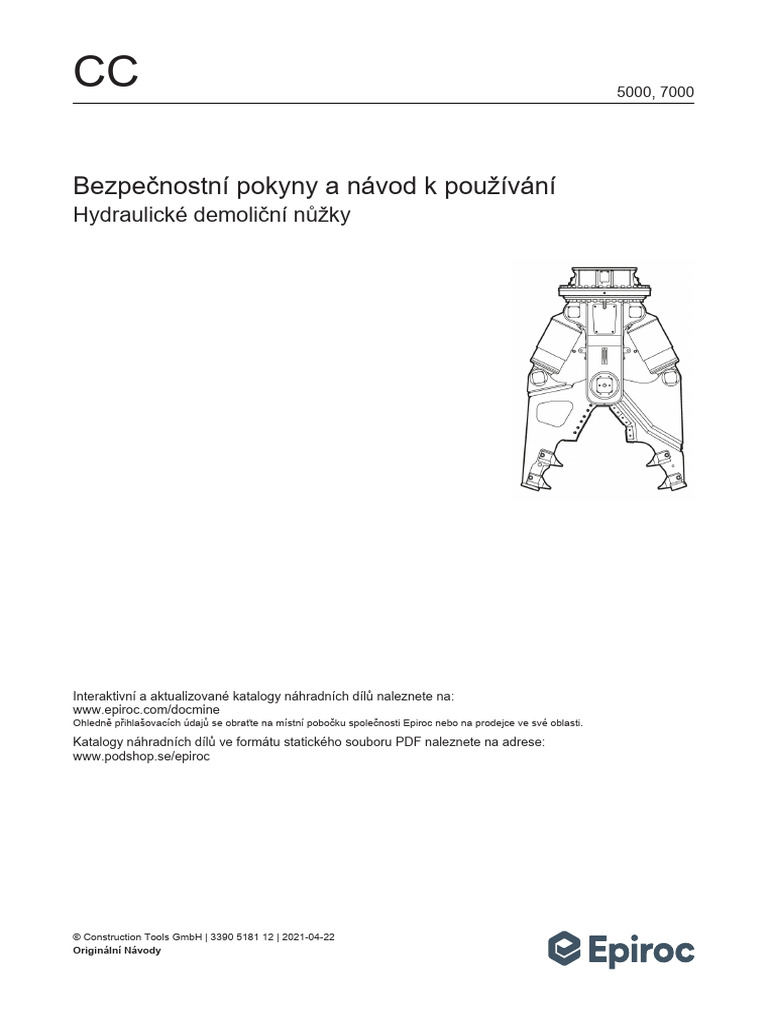 Návod CC 5000 7000 | PDF
