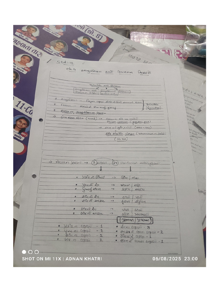 STD 12 Biology CH 4 Note GM 1 | PDF