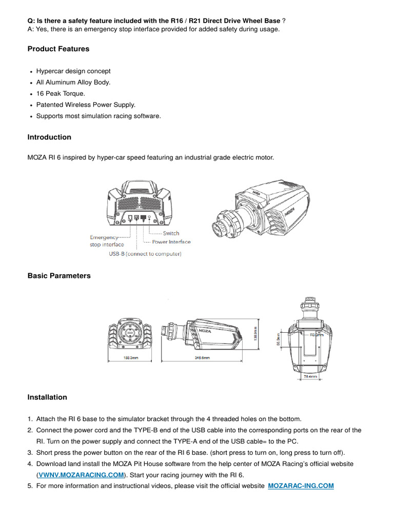 3 PDFsam r21 Direct Drive Wheel Base Manual | PDF