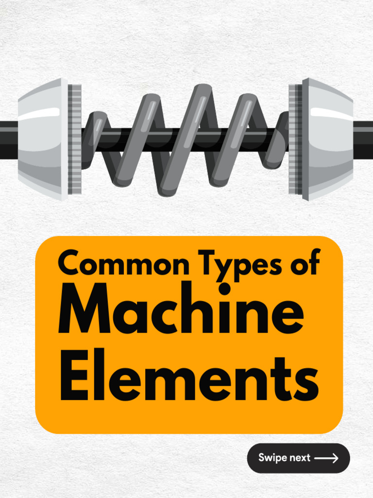 Types of Machine Element | PDF
