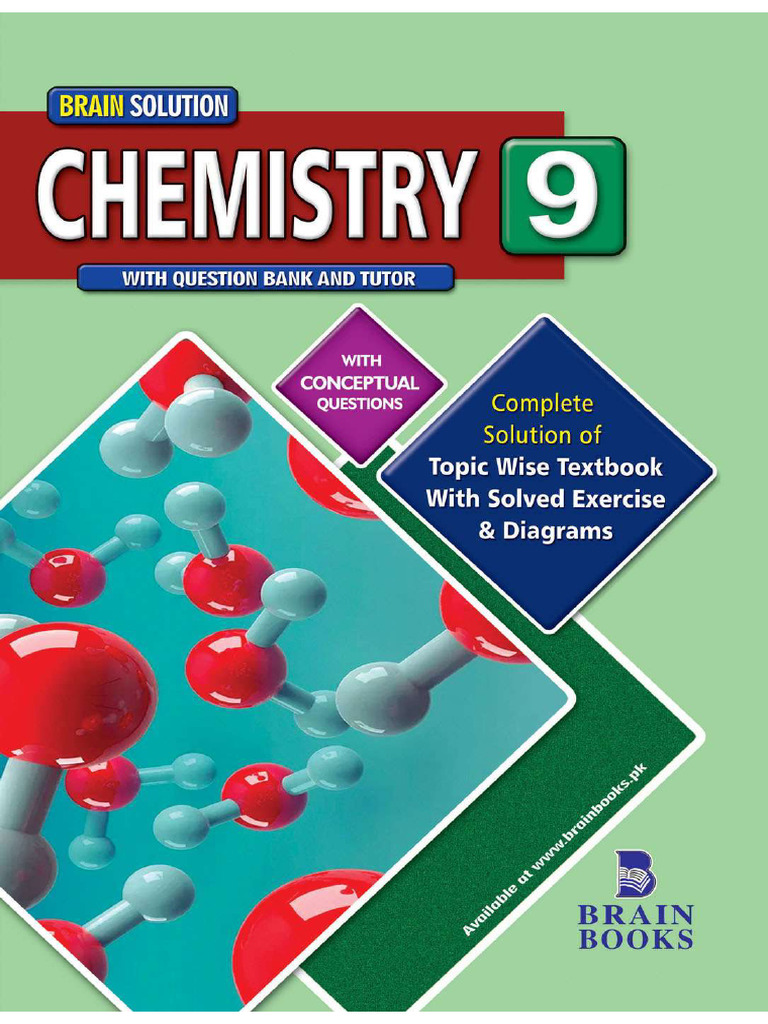 Chemistry-9 (EM) BRAIN Solution With (Question Bank + Tutor) Units 1-2-3-1 | PDF | Chemistry ...