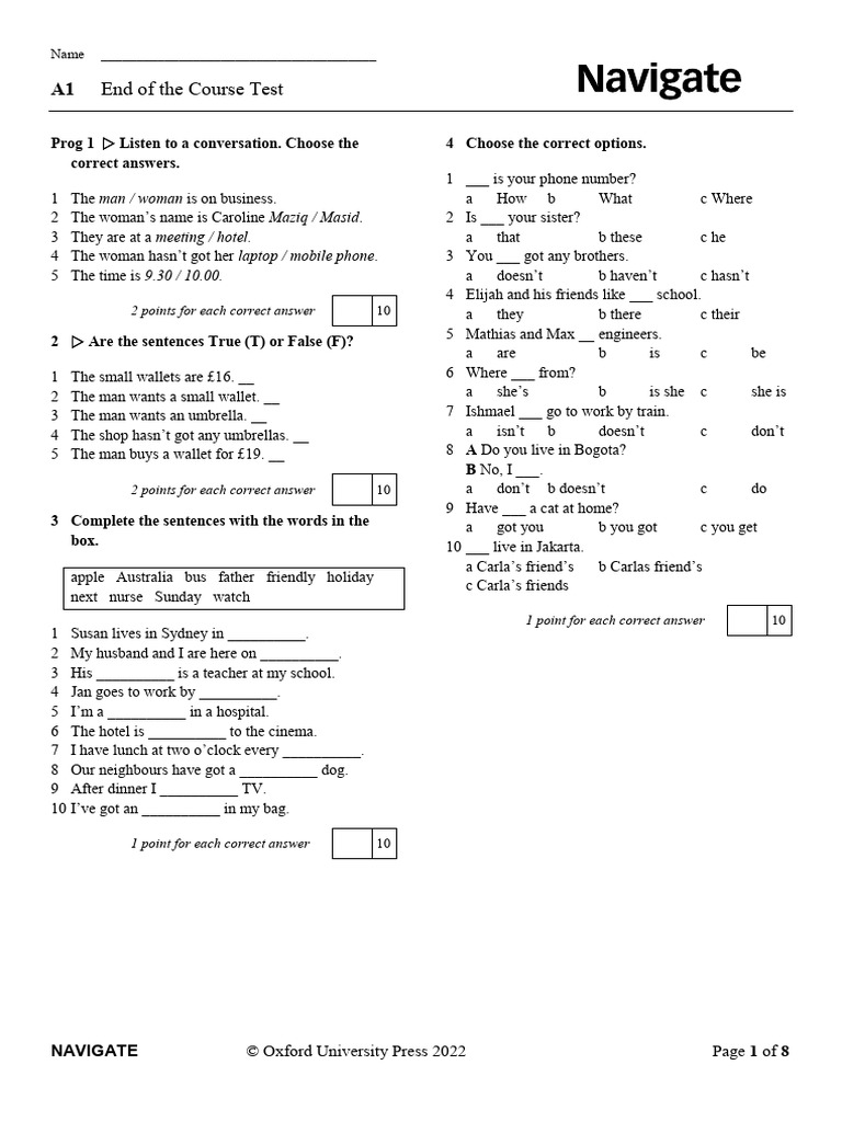 End Test | PDF
