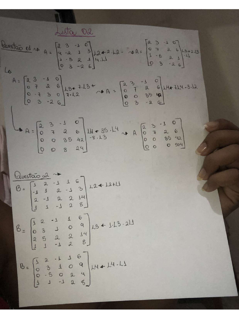 Lista 2 Algebra | PDF