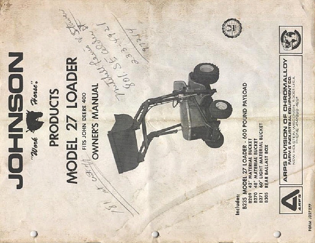 Johnson Loader Manual | PDF