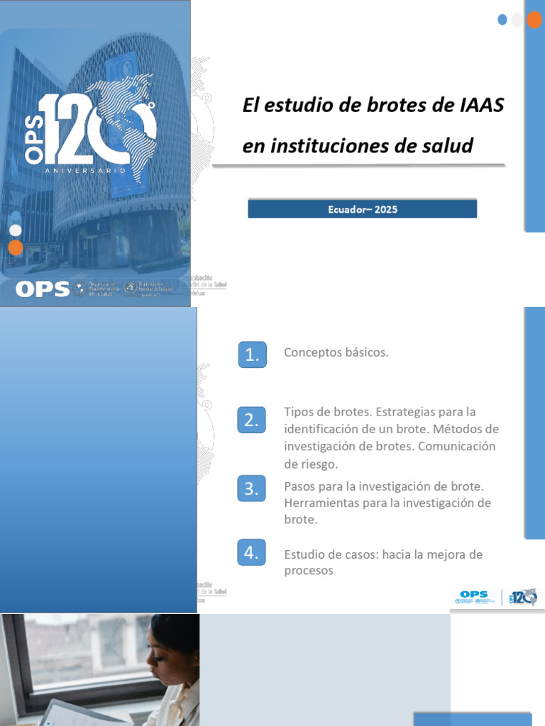 Investigación de Brotes de IAAS en Salud | PDF | Epidemiología | Infección