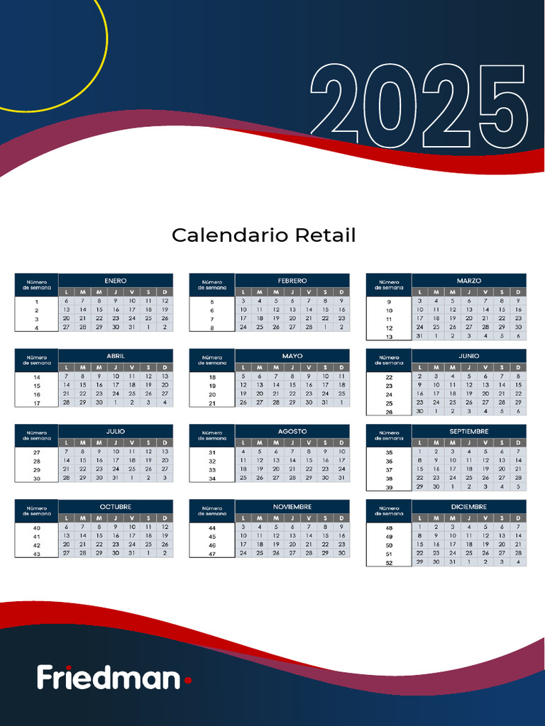 Calendario Retail 2025 | PDF