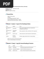 CA Foundation Study Planner 2026 | PDF