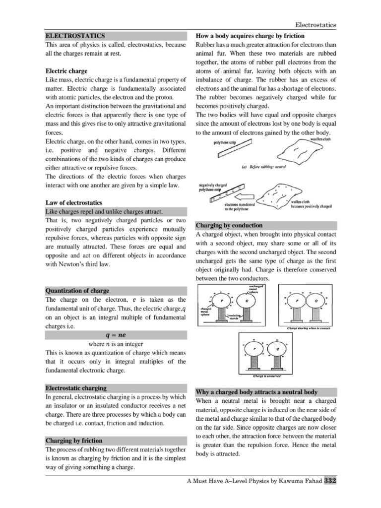 Electrostatics | PDF