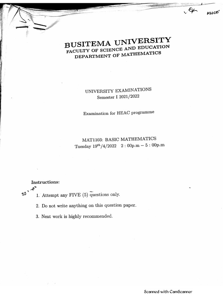 Past Papers | PDF