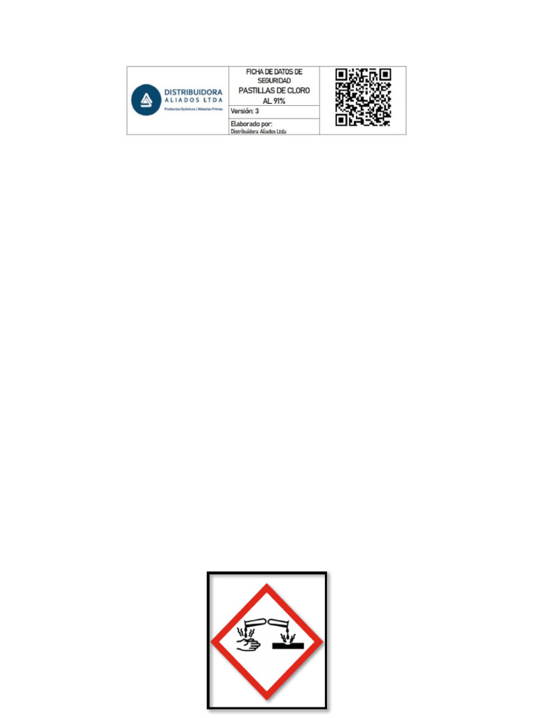 Pictogramas Cloro | PDF