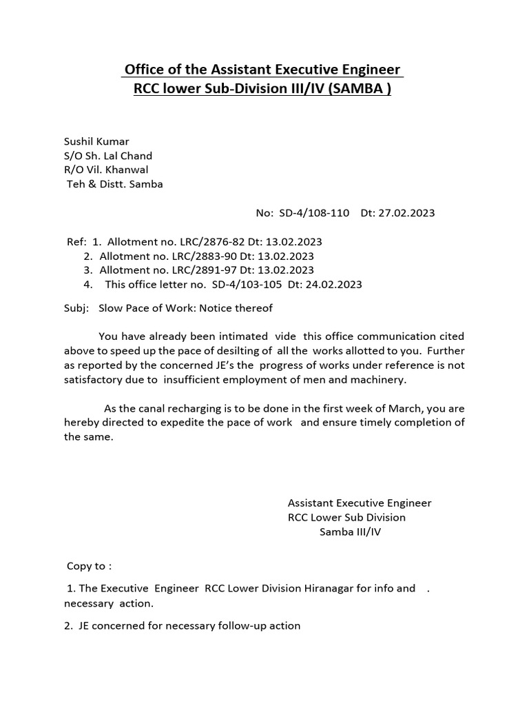Sohan Lal Notice | PDF
