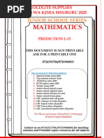 KJSEA Integrated Science Revision Guide | PDF | Atoms | Water