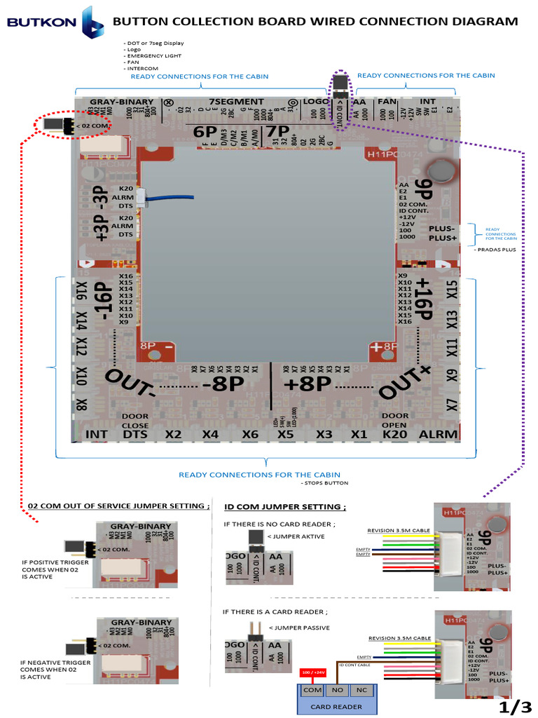 Button Collection Board Wiring Diagram | PDF