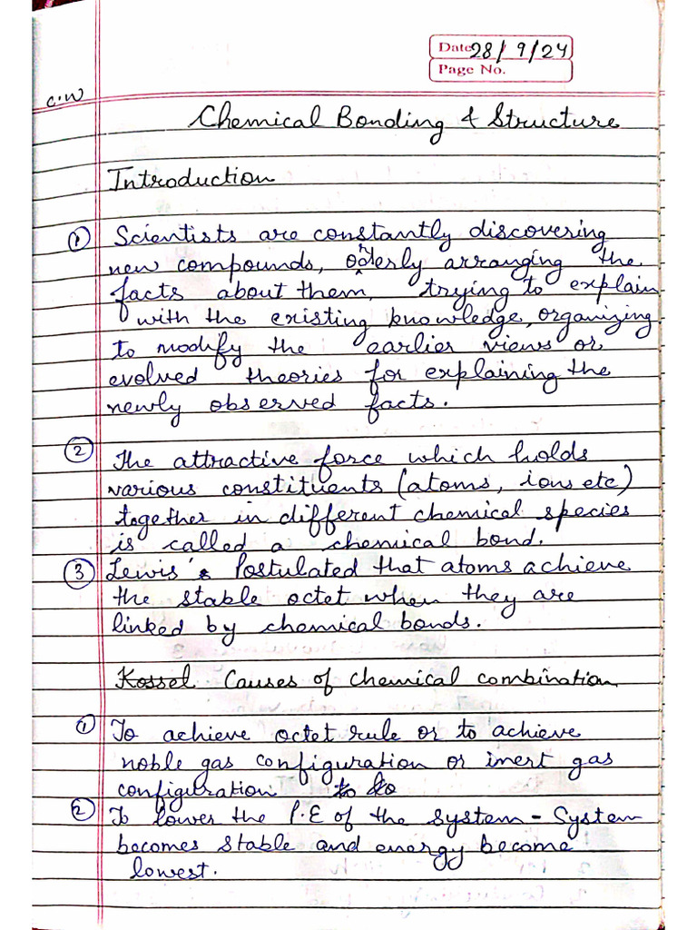 Chemical Bonding 01 | PDF