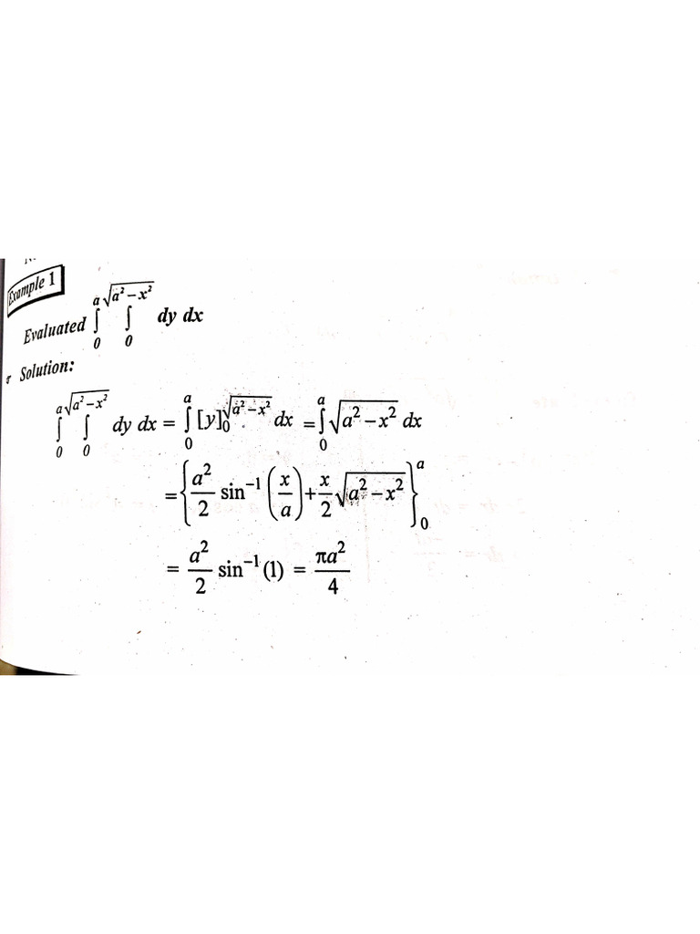 Allied Maths (Chapter-2) - Multiple Integration | PDF