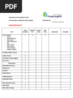 Equipment Accountability Form | PDF | Social Institutions | Social Science