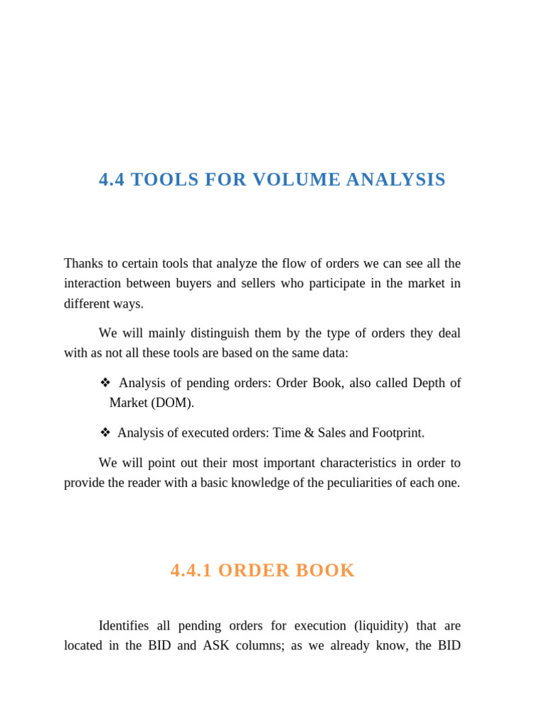 Wyckoff 2.0: Volume Analysis Tools | PDF | Order (Exchange) | Prices