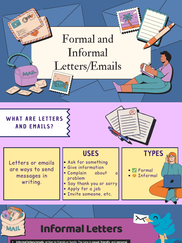 Formal and Informal Letters Guide | PDF | Madam