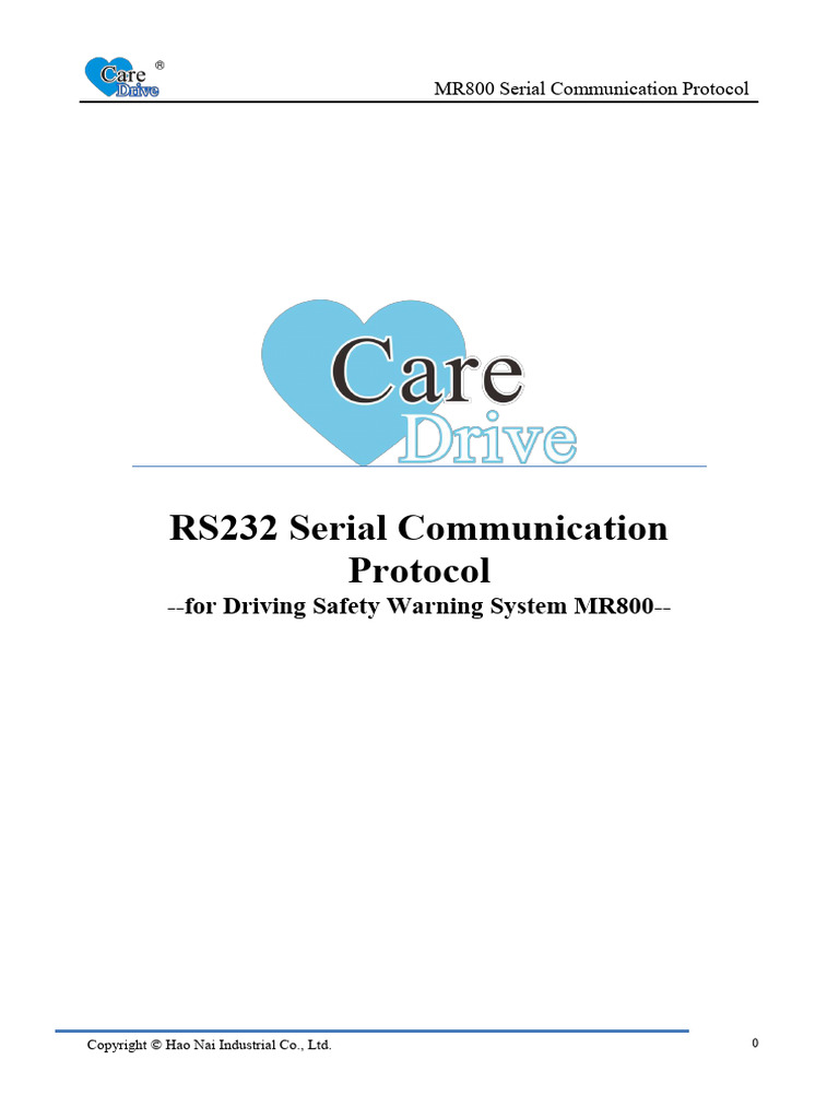 MR800 RS232 Serial Communication Protocol-220622 | PDF | Computing ...