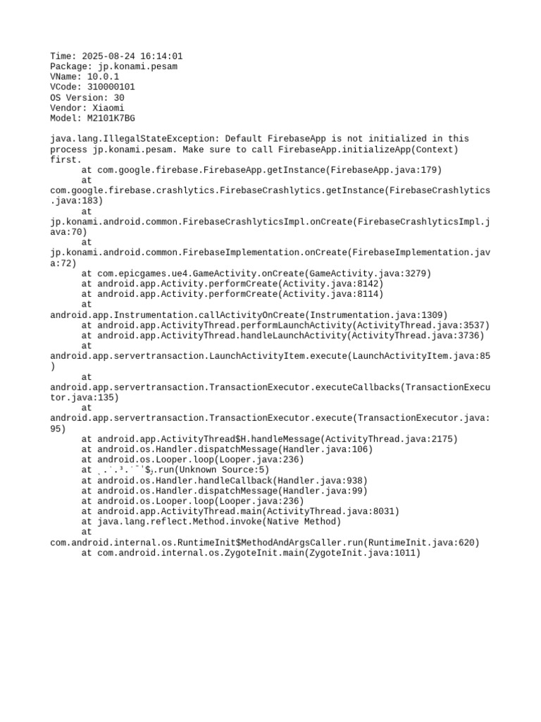 Error Log Jy.x.separation - Qflc.ytwj | PDF