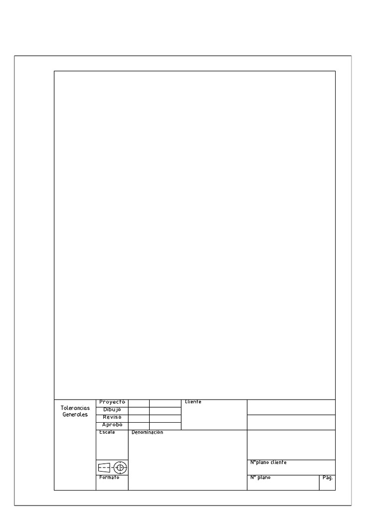 Formato y Rotulo A4 IRAM 4202 | PDF