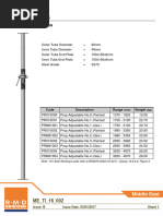 Acrow Prop Capacity and Size Chart | PDF