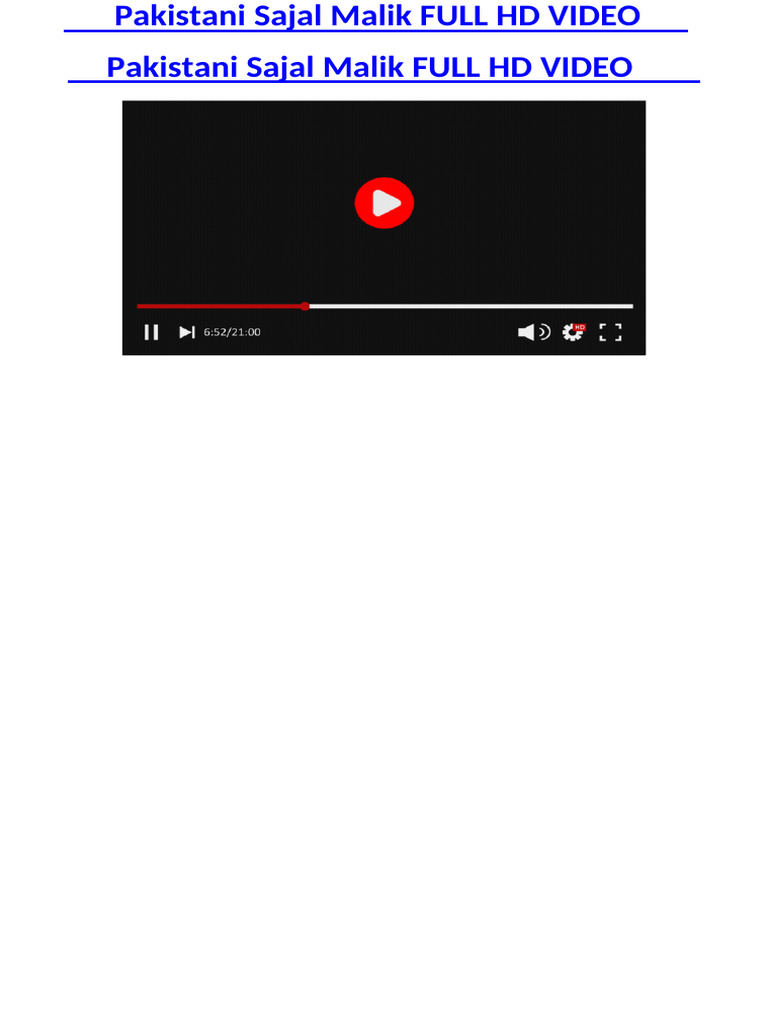 FULL VIDEO Sajal Malik Viral Video Tutorial Official | PDF