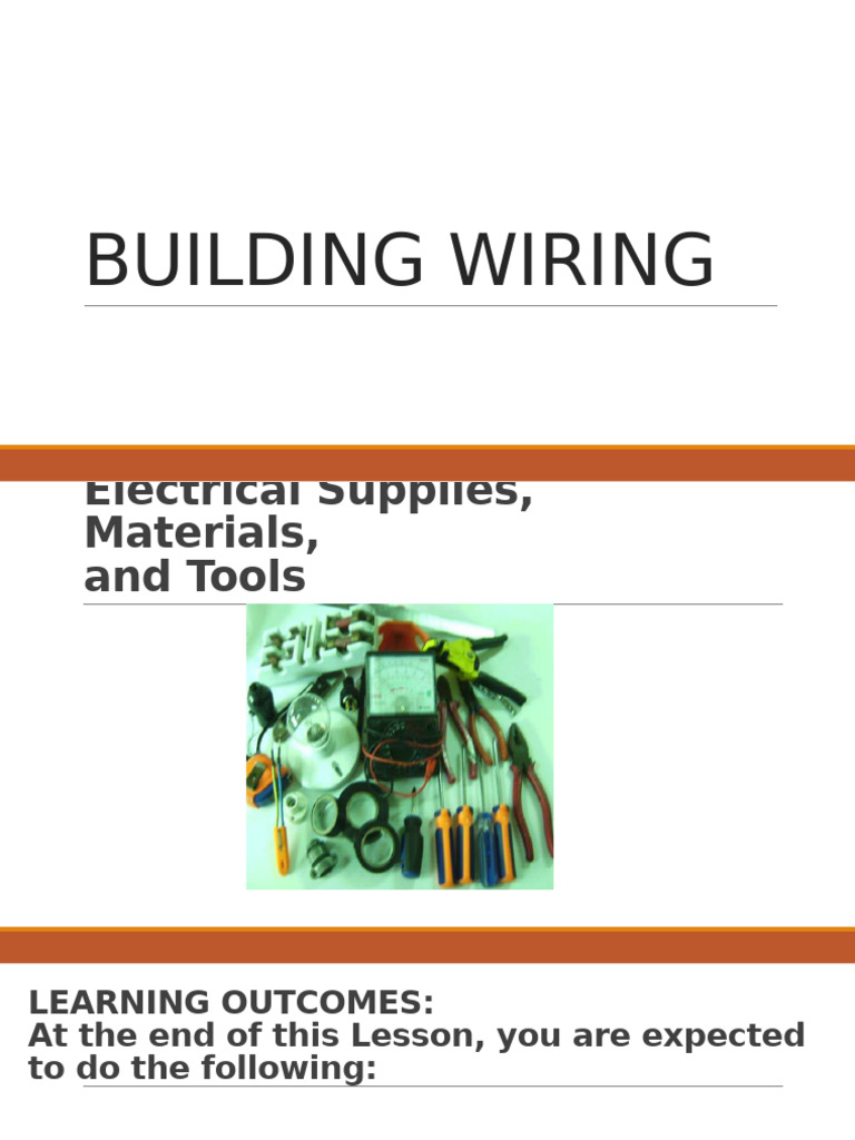 Building Wiring Part I | PDF | Electrical Wiring | Electrical Connector