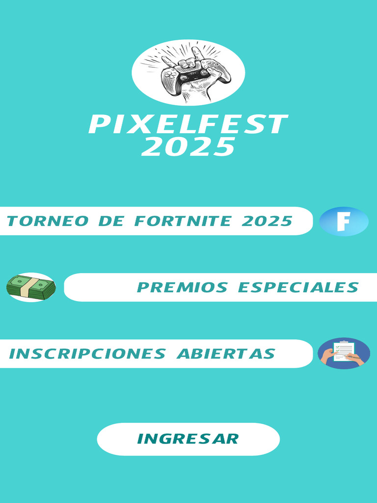 Torneo Fortnite 2025 en Pixelfest | PDF
