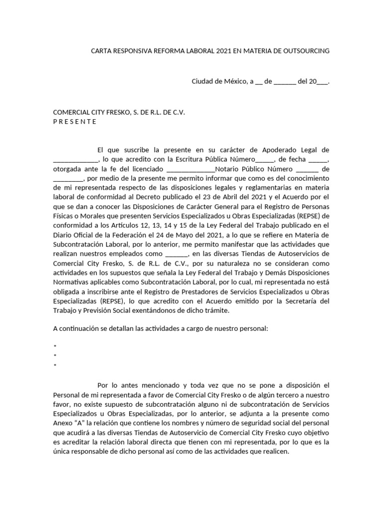 Demanda de Comercial City Fresko | PDF | Outsourcing
